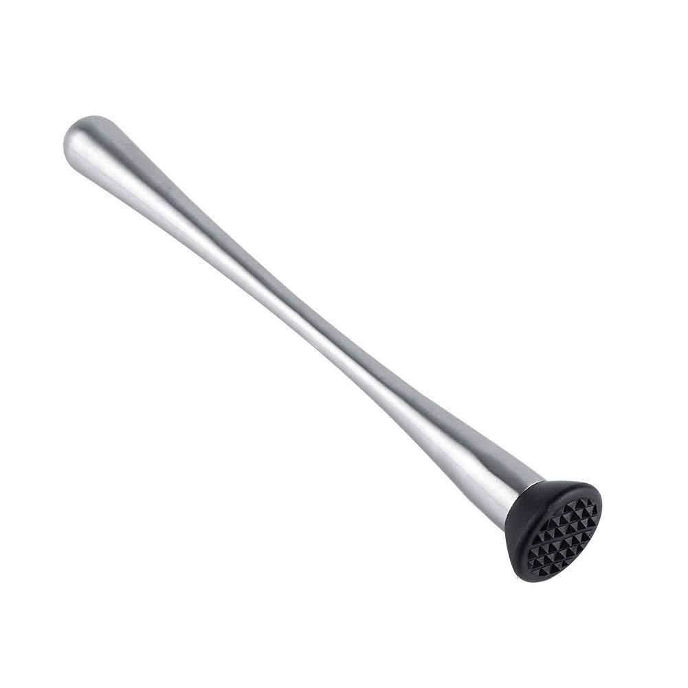 Stainless Steel Muddler for Cocktails,Delaman 11" Bar Muddler,Professional Bar Tools,for DIY Drink Wine Barware Tool,Other Fruit Based Drinks.