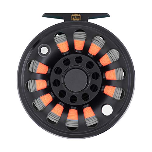 PENN Fishing Battle Fly Reel and Fishing Rod Outfit Combo, Black, 8wt, BTLFLY8WT90