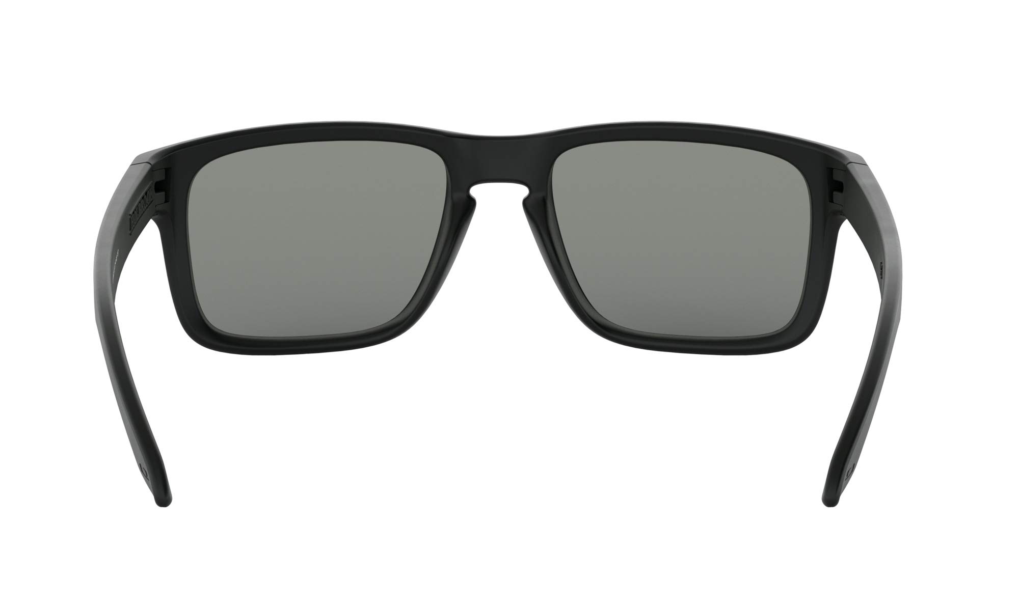 Oakley Holbrook Sunglasses (Matte Black Frame, Positive Red Iridium Lens) with Lens Cleaning Kit and Country Flag Microbag