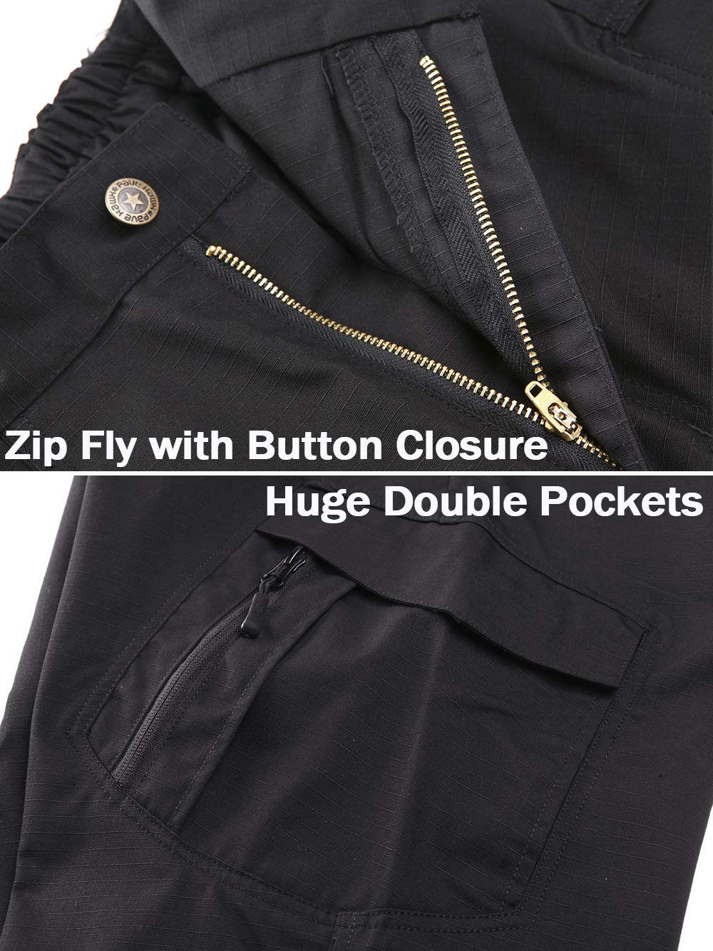 MAGCOMSEN Tactical Pants for Men Work Pants Men Fishing Pants Cargo Pants Summer Pants Lightweight Hiking Pants Mens Work Pants Waterproof Pants Khaki
