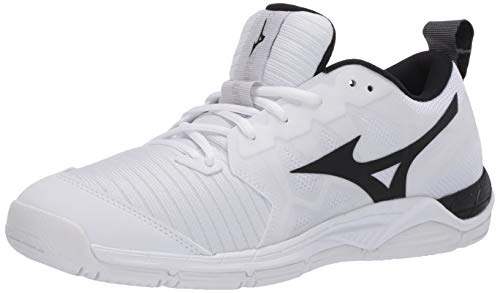 Mizuno womens Wave Supersonic 2 Volleyball Shoe, White/Black, 7.5 US