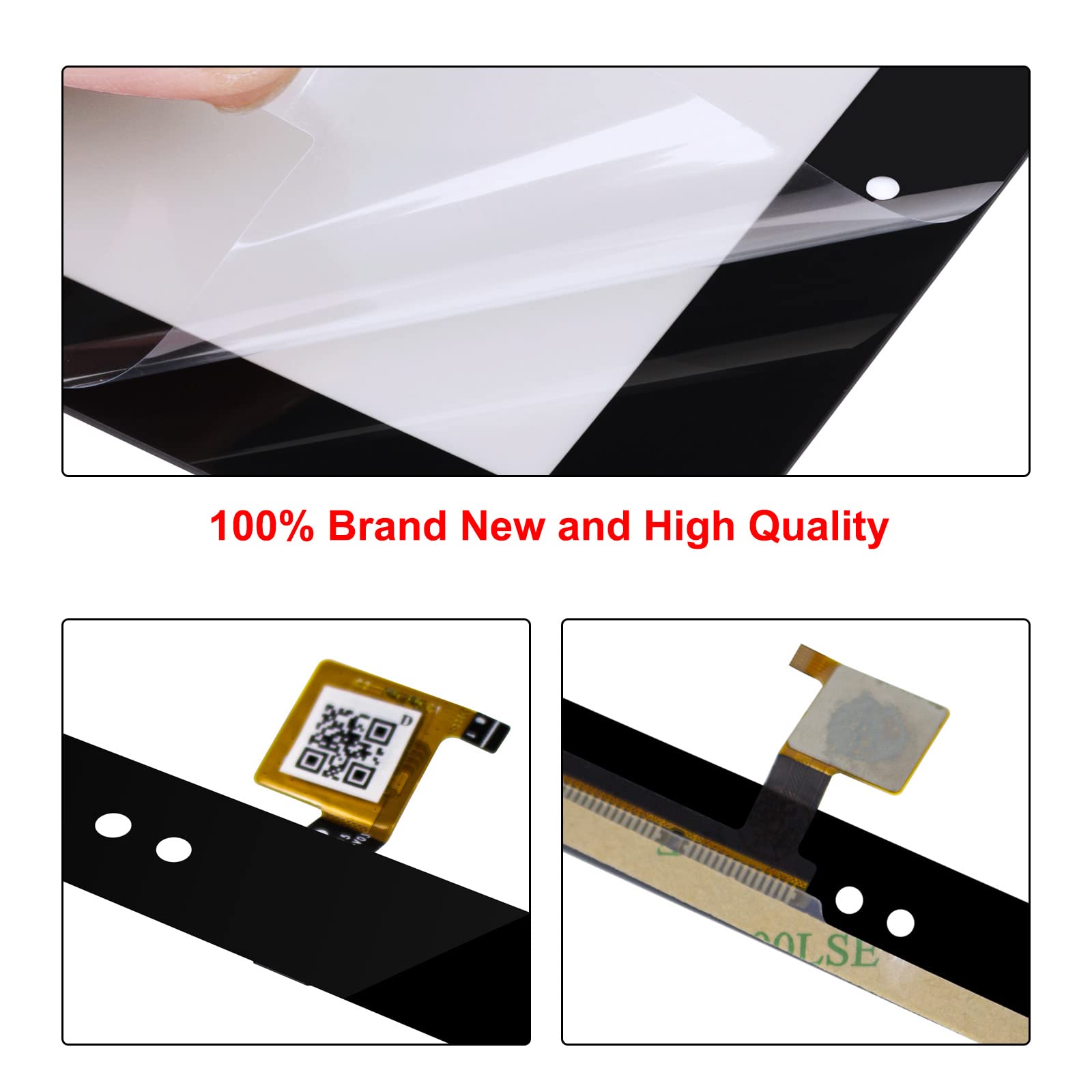 S-Union Upgraded Touch Screen Digitizer Replacement for Amazon Kindle Fire HD 8 8th Gen 2018 L5S83A with Tempered Glass Film and Professional Tool Kit (8 Inch)