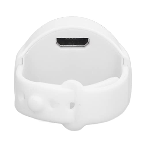 Remote Scrolling, Support Mainstream Apps Rechargeable Remote Page Turner Free Your Hands Adjustable Size for Android Phones (White)