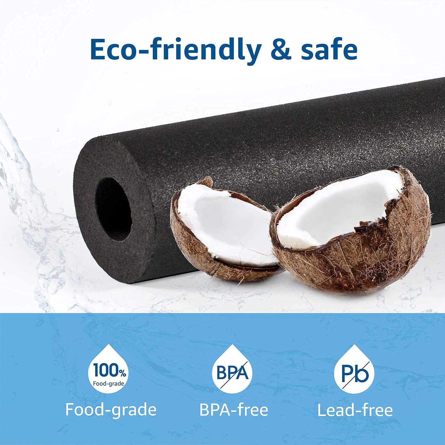 Waterdrop 3US-AF01 Undersink Water Filter, Replacement for FiltreteĀ® 3US-AF01, 3US-AS01, Aqua-Pure AP Easy C-CS-FF, WHCF-SRC, WHCF-SUFC, WHCF-SUF, NSF/ANSI 42 Certified, Pack of 1