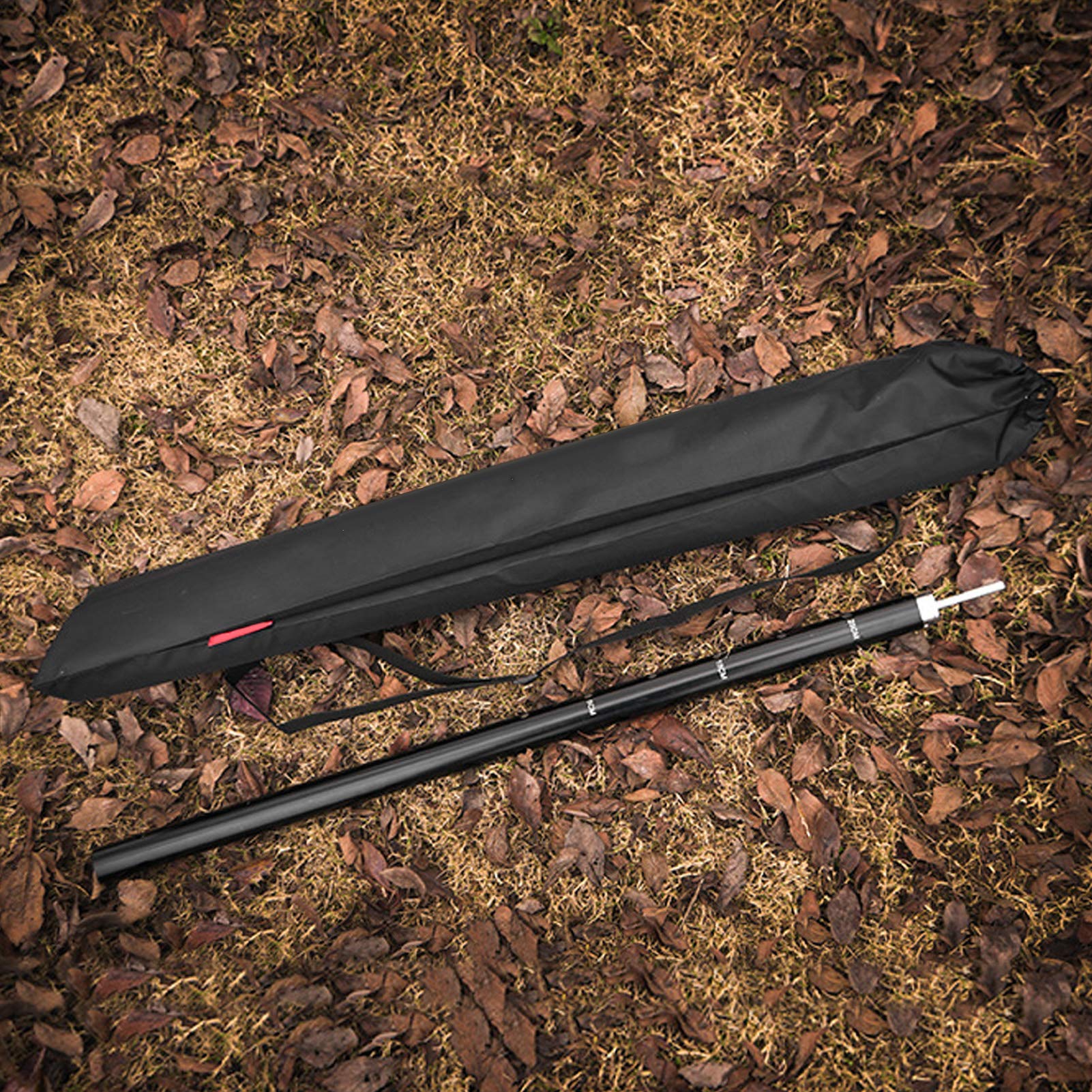 Tent Pole Storage Bag, Storage Bag Canopy Pole Storage Bag Fine Stitching Cleaning and Tidy Strong and with Drawstring Design Large Capacity for Camping