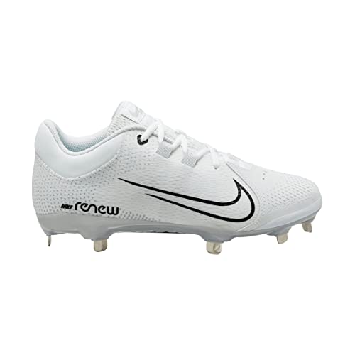Nike Hyperdiamond 4 Pro Metal Softball Cleats White | Black Size 6.5 Medium