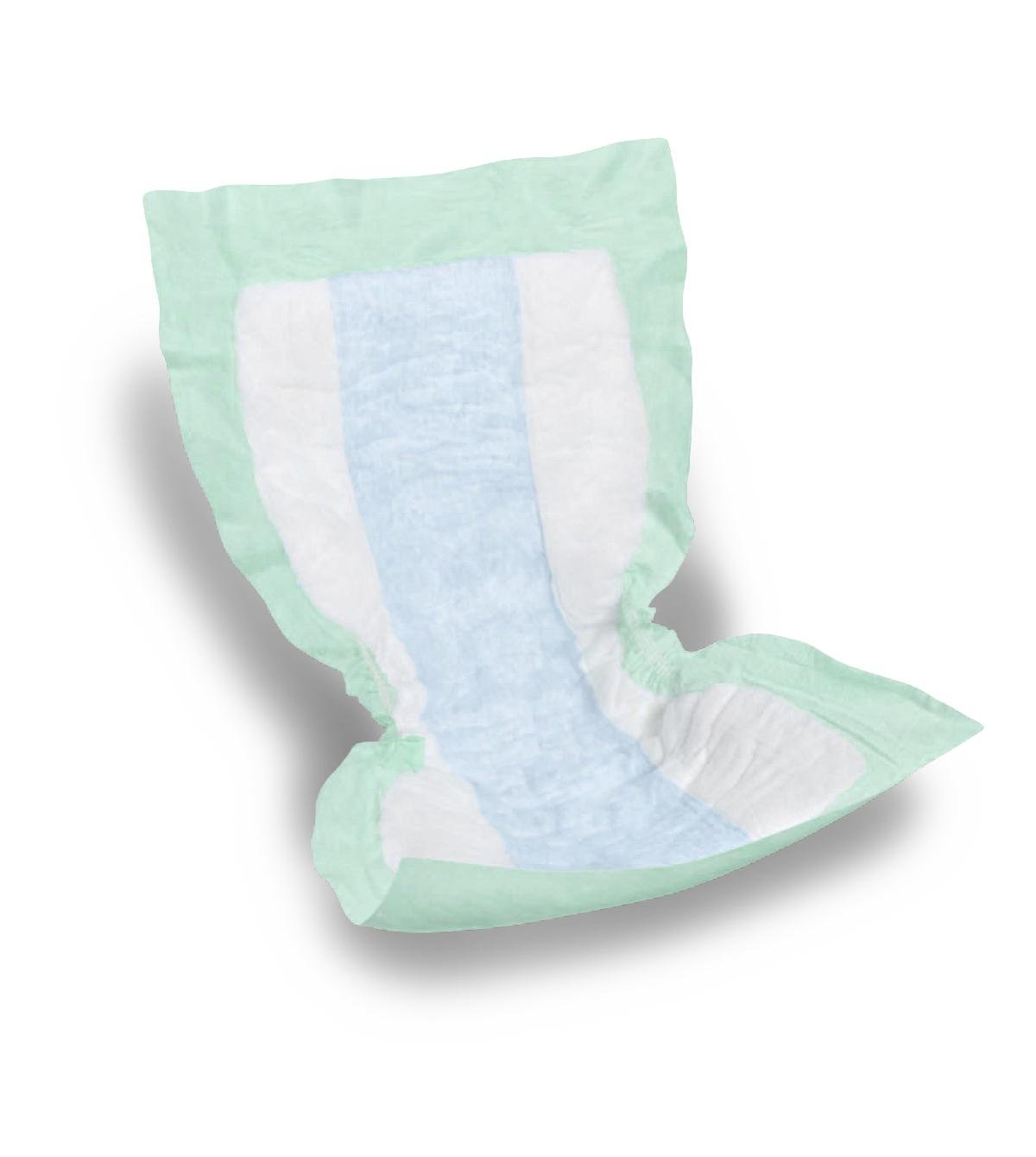 Medline MSC158260 Protection Plus Incontinence Liners, Extra Absorbency, 13.5" x 28", Green (Pack of 72)