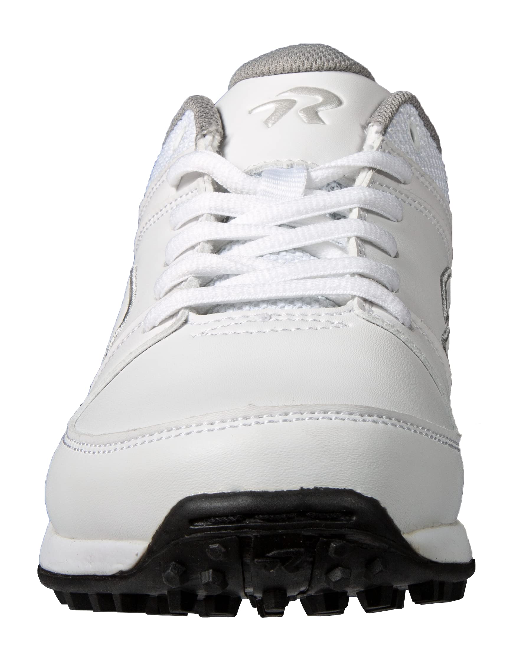 Ringor - Women's Flite Turf Softball Shoe (8.0 - White/Silver)