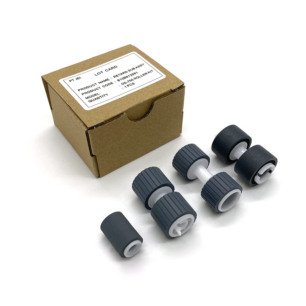 YNWNBGHC 1 Set B12B813581 ADF Pickup Roller Kit Intended for EpsonDS-760 DS-860 DS760 DS860