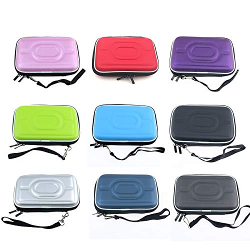 MM King Travel Carrying Protective Cover EVA Hard Case Storage Bag Replacement for Game Boy Advance Color Pocket GBA GBC GBP Console for DS Lite NDSL NDSi (Purple)