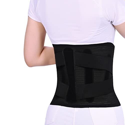 TANGIST Self-heating Back Support Brace, Adjustable Lower Lumbar Belt Pain Relief For Sciatica, Backache, Slipped Disc, Hernia, Spinal Stenosis, Spine Injury Prevention, Black (Size : XL/X-Large)