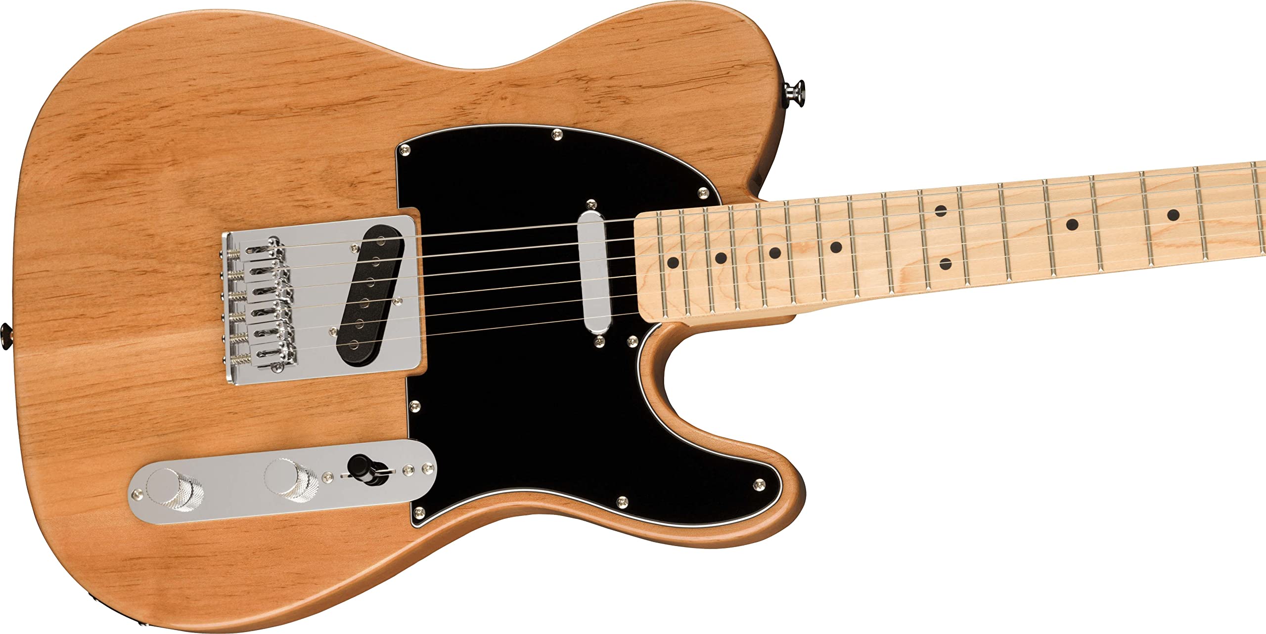 Squier Affinity Series FSR Telecaster Electric Guitar, Natural, Maple Fingerboard