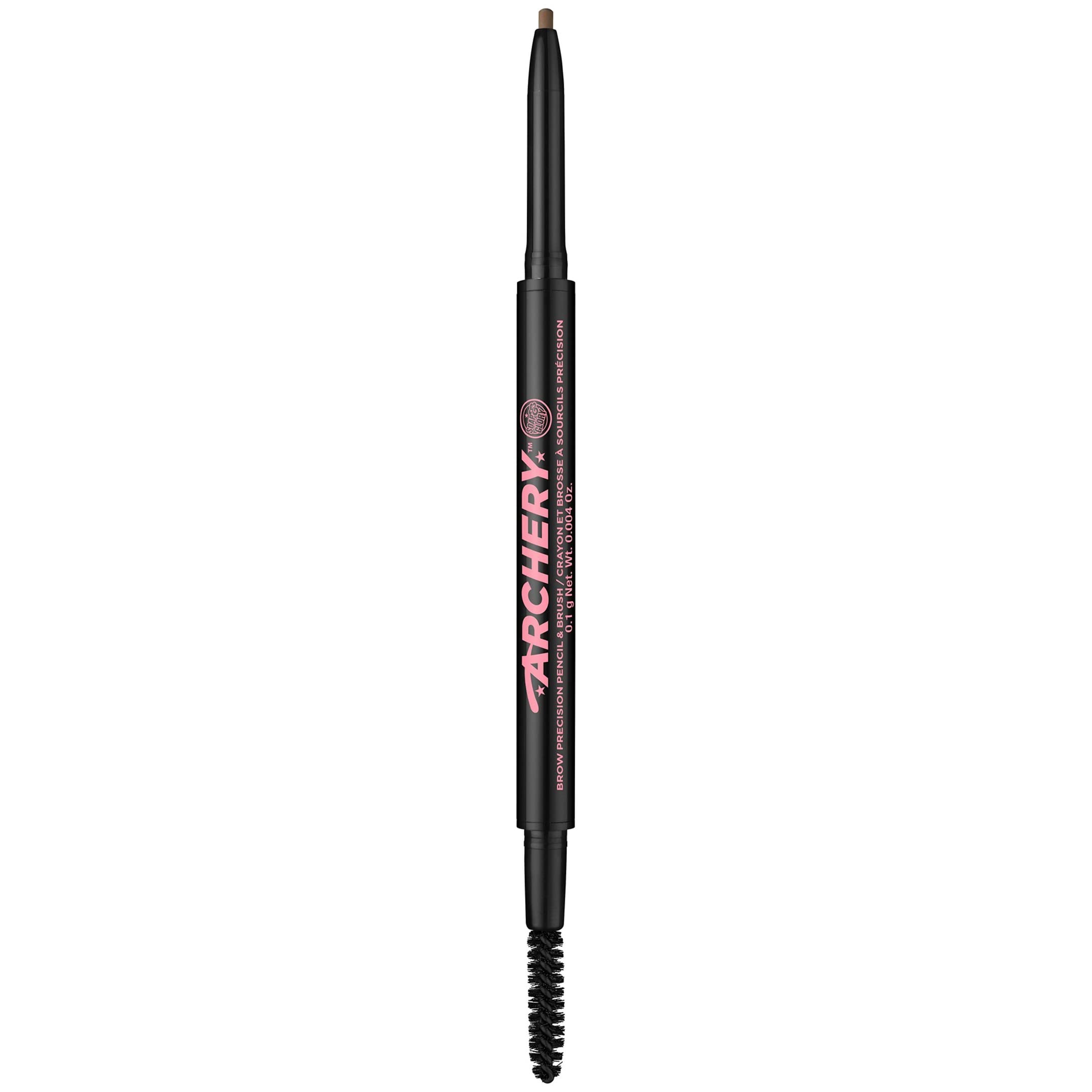 Soap & Glory Archery Brow Precision Pencil & Brush in Brown - Eyebrow Pencil for Shaping + Defining Eyebrows - Eye Brow Brush & Pencil For Full Brows (1 count)
