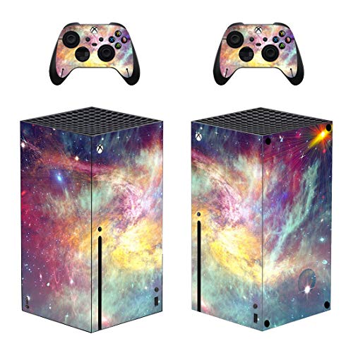 Protective Vinyl Skin Decal Cover for X-box-Series-X Console Wrap Sticker Skins with Two Free Wireless Controller Decals Paysage Color (only fit X-box-Series-X )