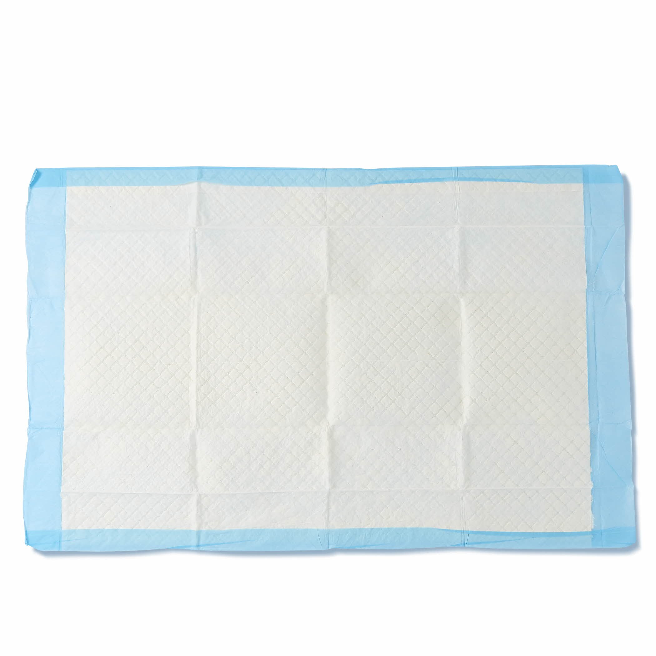 Medline Moderate Absorbency Disposable Quilted Fluff Underpads, 23 x 36 inches, 150 count (25 underpads per bag), Blue