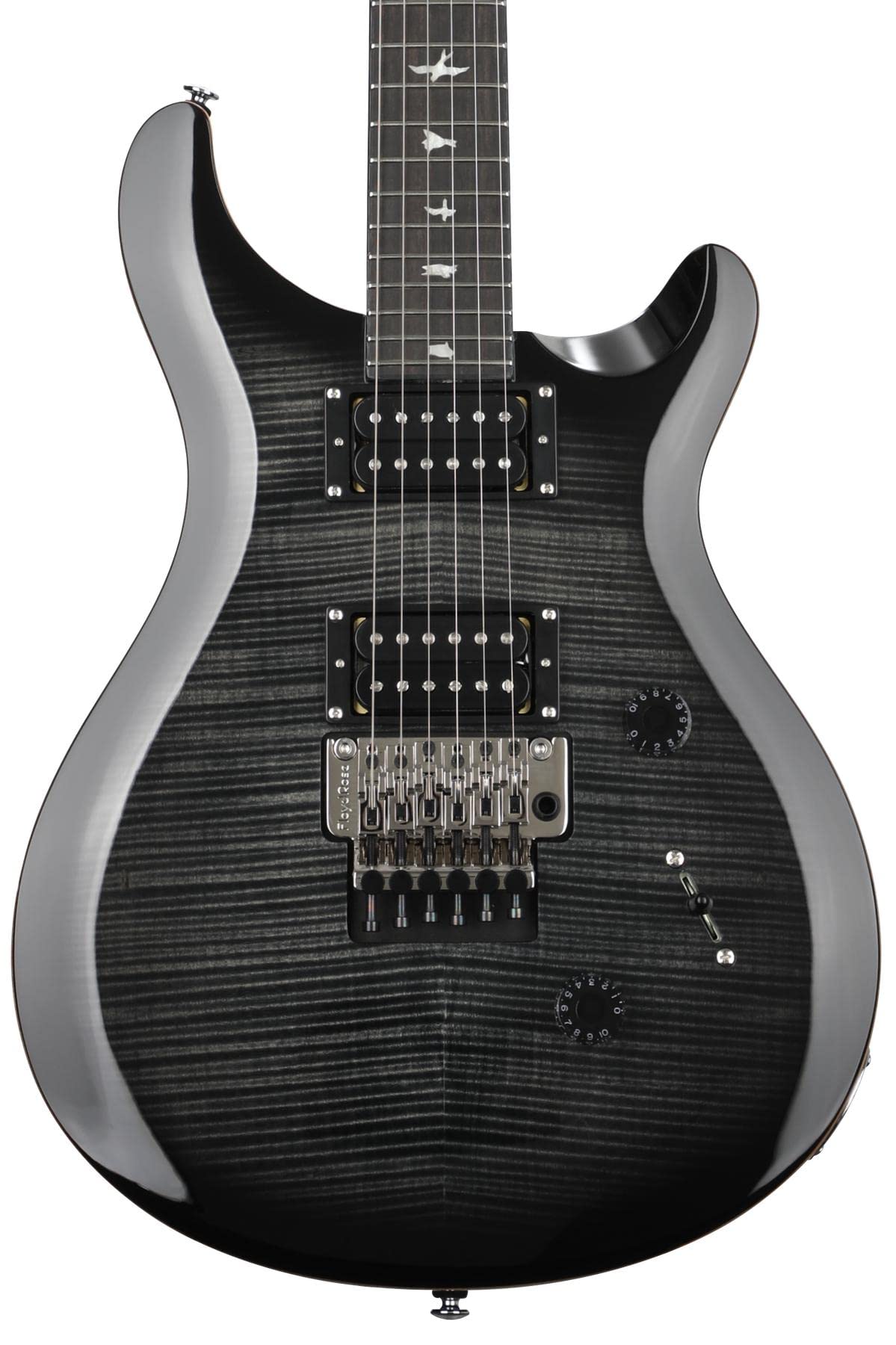 PRS SE Custom 24 Floyd Electric Guitar - Charcoal Burst