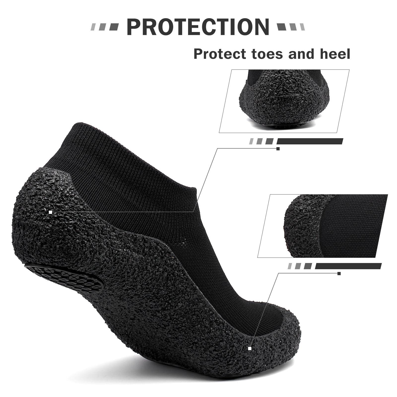 SAGUARO Minimalist Barefoot Sock Shoes for Women Non Slip Water Shoes Portable & Multi Purpose