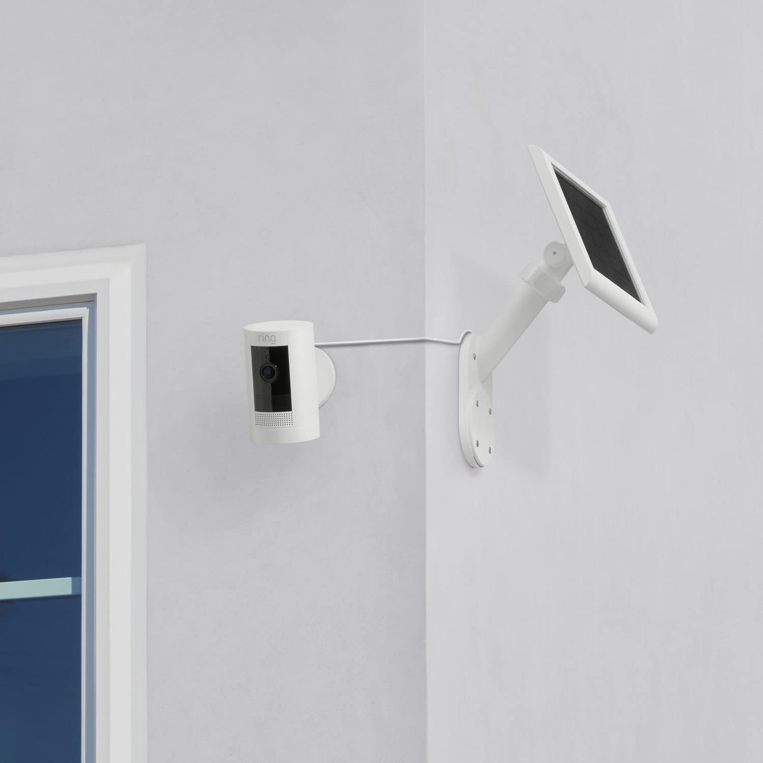 Ring Wall Mount for Cameras and Solar Panels, Black