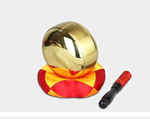 TJLSS Tibetan Bowl Singing Bowl Decoration Wall Plate Home Decoration Decoration Wall Bowl Tibetan Singing Bowl (Size : 9.5cm)