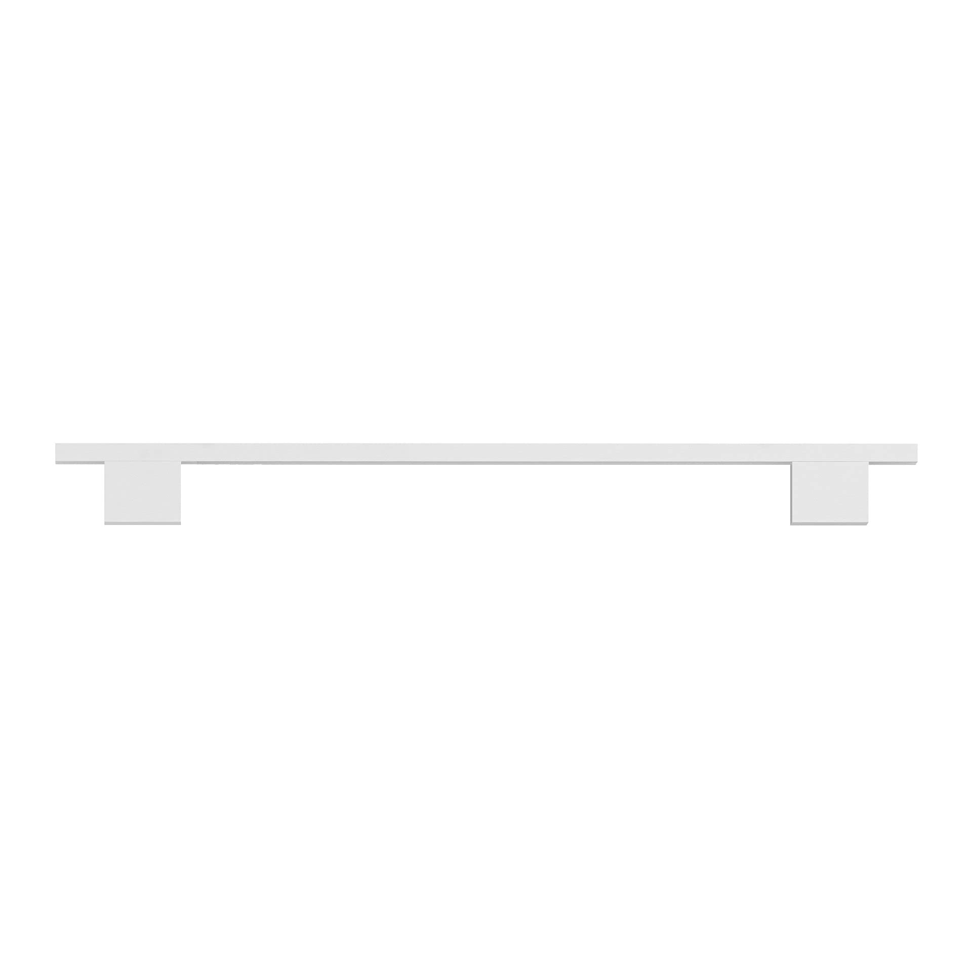 Richelieu Hardware 6899224300 8 13/16 in (224 mm) Center Matte White Contemporary Cabinet Pull