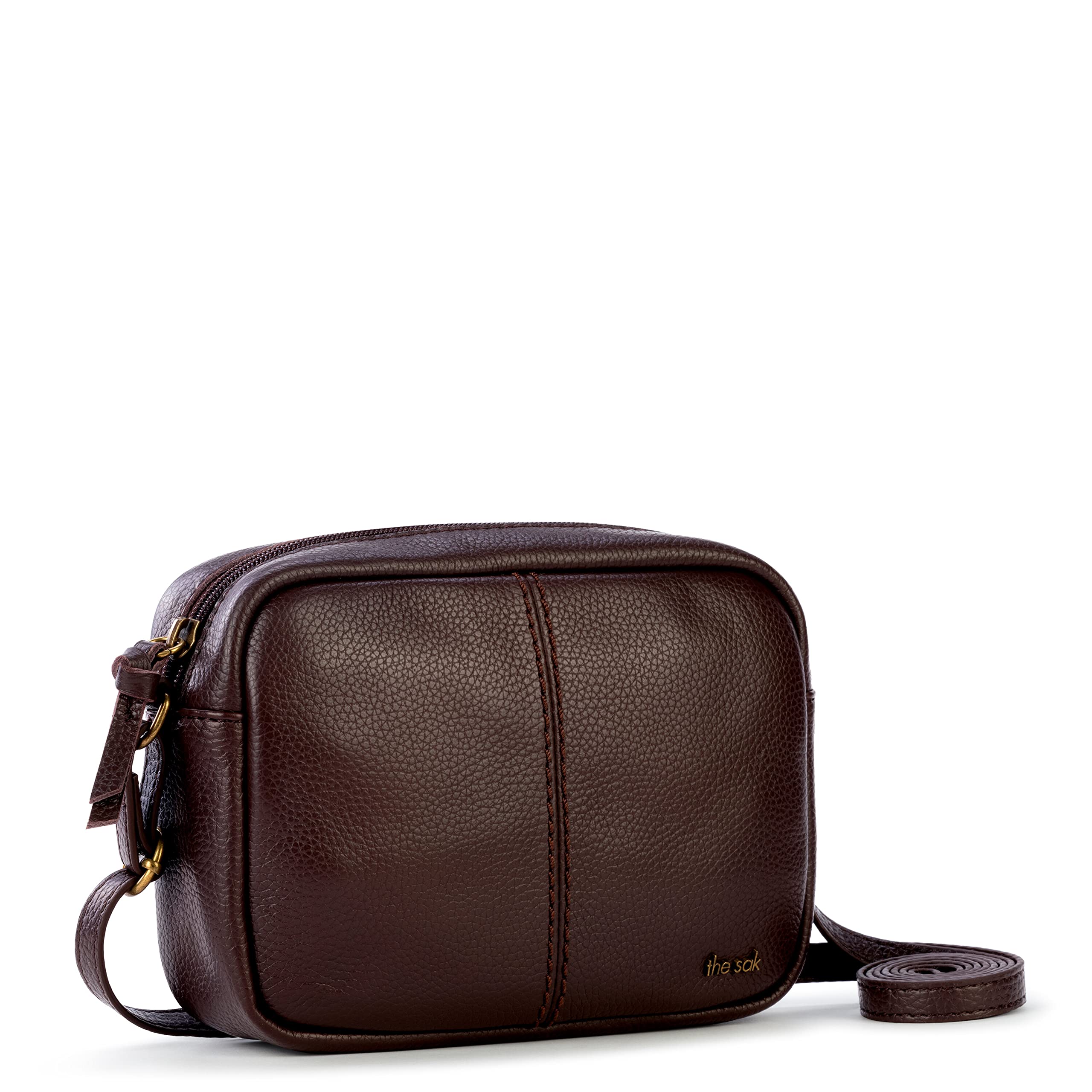 The Sak Womens De Young Leather Camera Bag, Mahogany, One Size US
