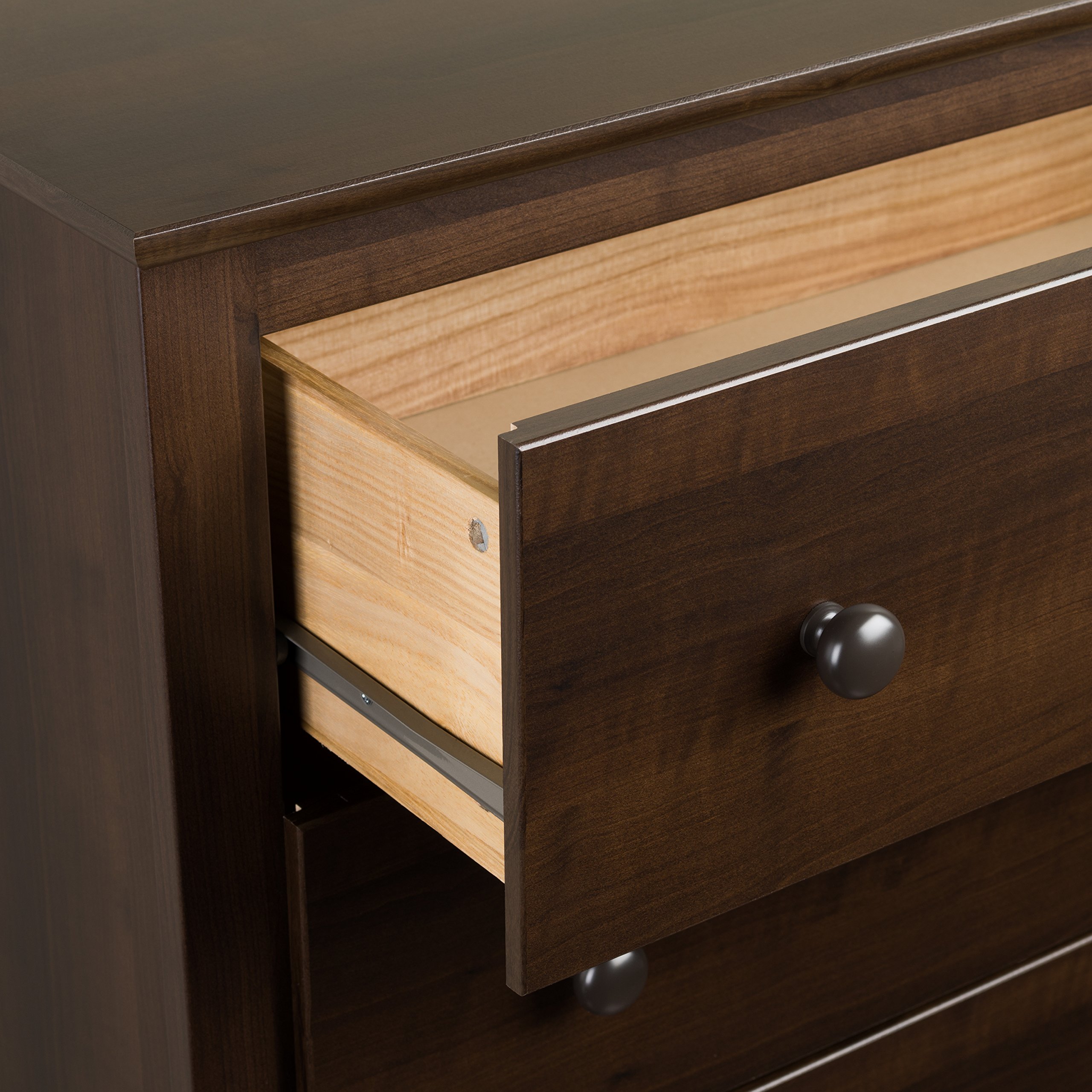 Sonoma 6 Drawer Double Dresser for Bedroom, Espresso & Sonoma 2-Drawer Nightstand, Espresso