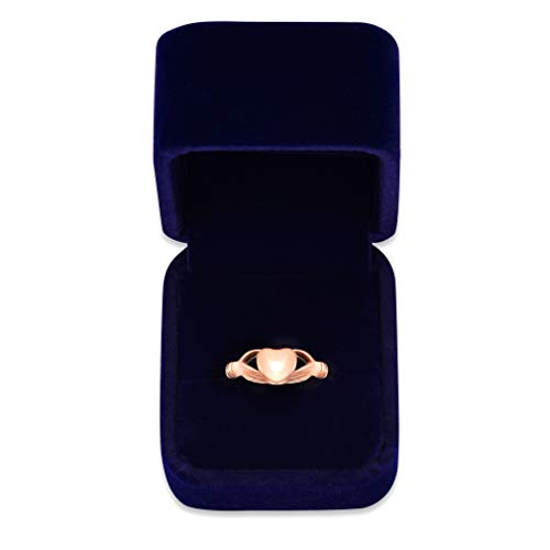 Minicremation Cremation Urn Ring for Ashes for Women Stainless Steel Heart Finger Ring Waterproof Memorial Keepsake Cremation Ring Holds Loved Ones Ashes