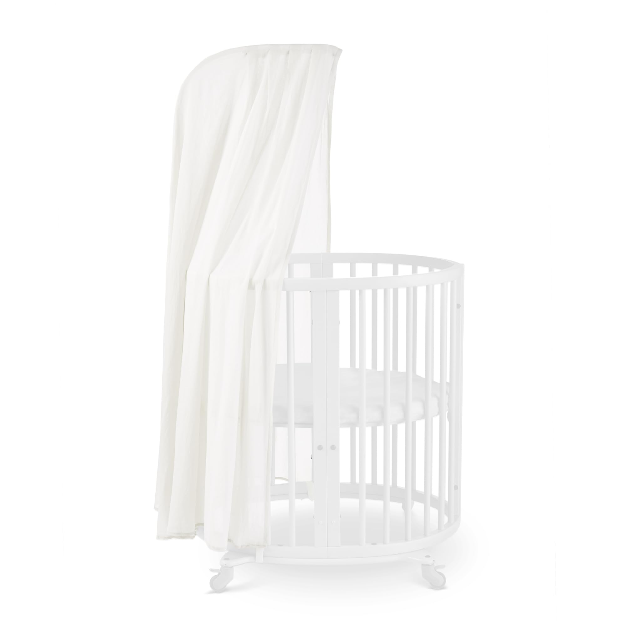 Stokke Sleepi Canopy by Pehr, Natural - for Sleepi Mini & Crib/Bed (Sold Separately) - Washable Soft Organic Cotton