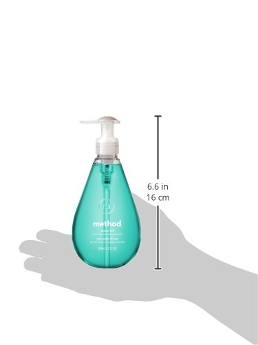 Method Gel Hand Soap, Waterfall, Biodegradable Formula, 12 Fl Oz (Pack of 6)
