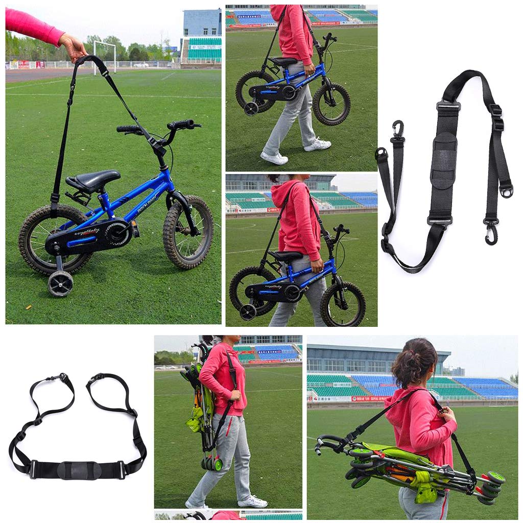 OwnMy 2PCS Kick Scooter Shoulder Straps, Adjustable Scooter Carrying Straps for Kids Balance Bike Scooter Folding Chair Yoga Mat