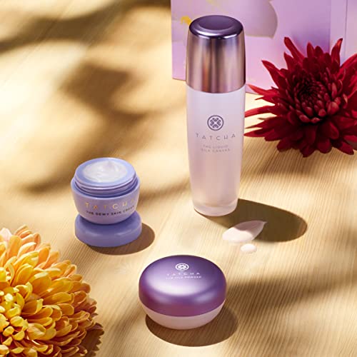 Tatcha Skin Protecting + Makeup Perfecting Trio: Liquid Silk Canvas, Dewy Skin Cream & The Silk Powder