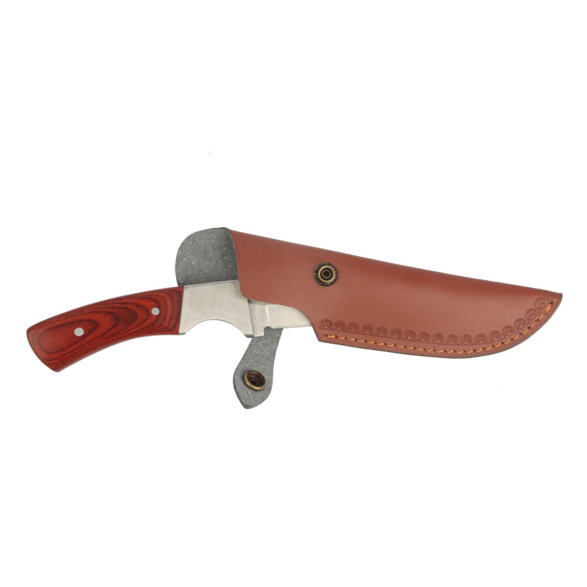 PXDREAM Hunting Leather Knives Sheath 8 inch Fixed Blade Knife Holster Case