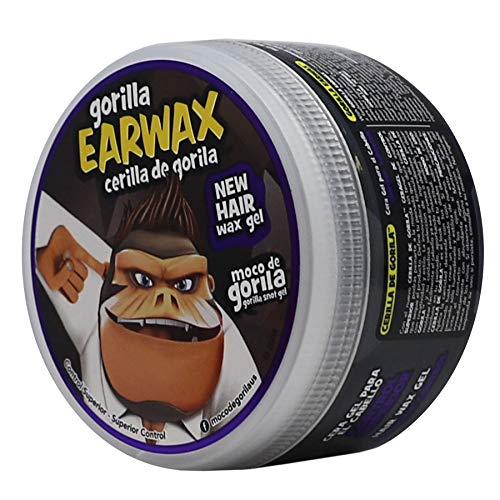 Moco de Gorila Gorilla Earwax, Control Superior Gel Jars, Purple, 3.5 Oz, Pack of 2