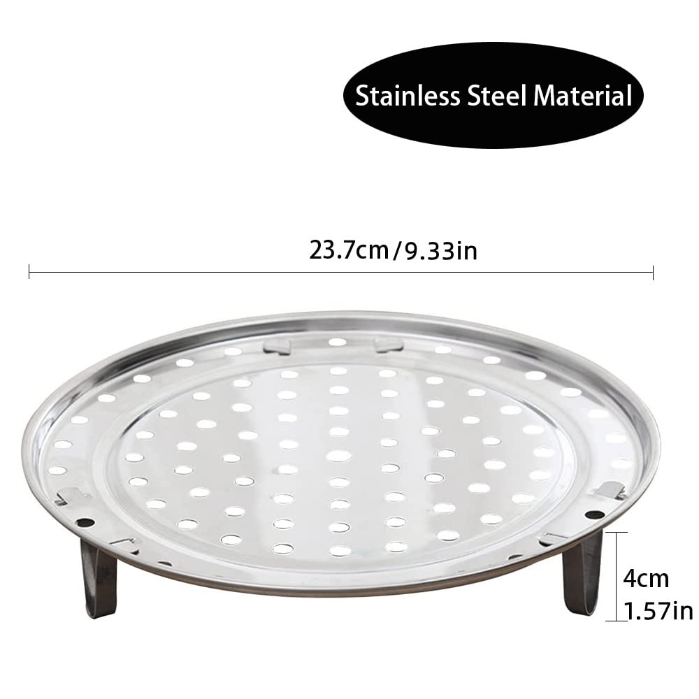Steamer Rack Metal Steaming Rack Tray Stand Steamer Basket Pots Steaming Stand for Home Kitchen Cooking