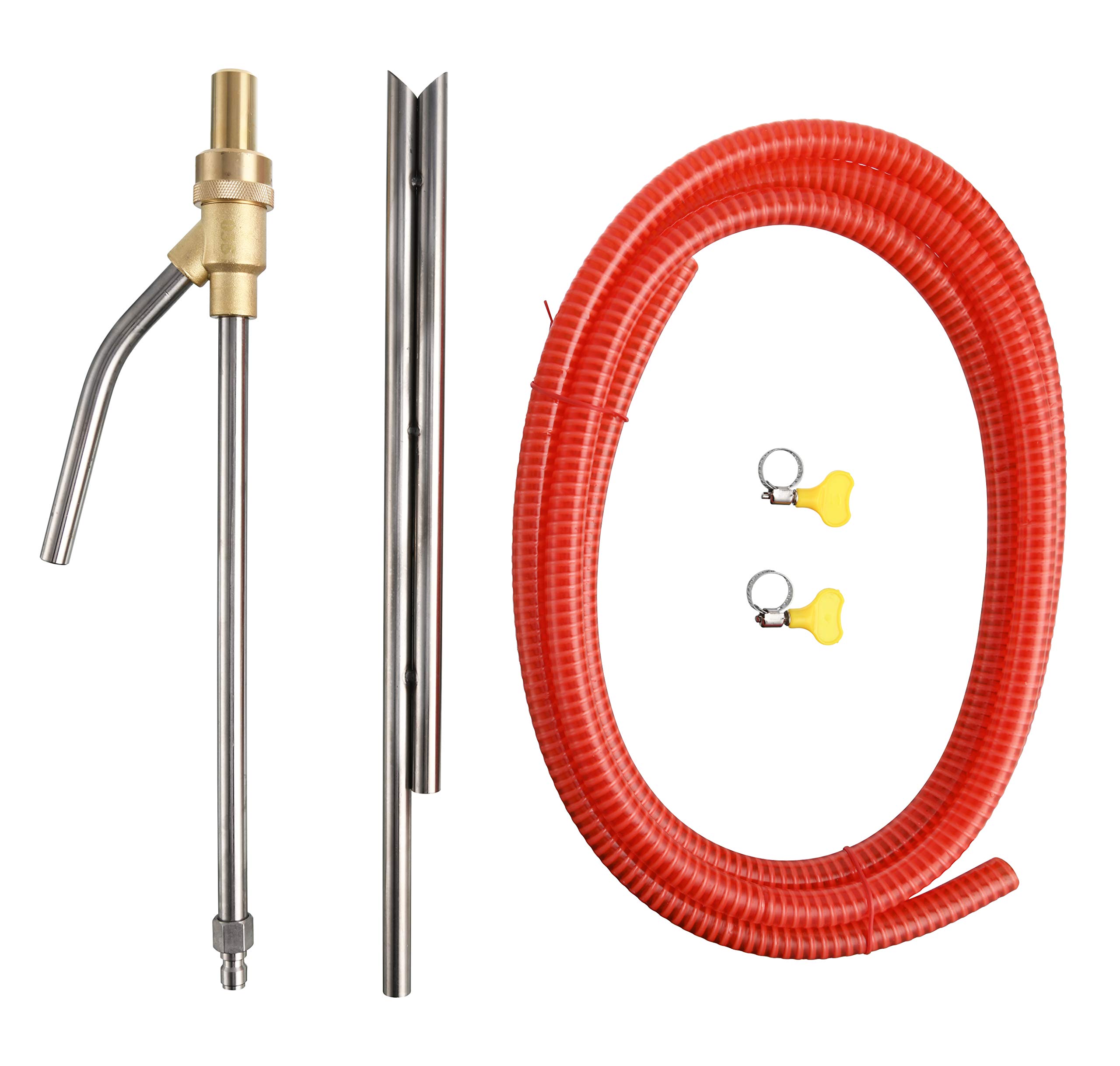 RIDGE WASHER Pressure Washer Sandblasting Kit, Wet Abrasive Sand Blaster Attachment, with Replacement Nozzle Tips, 1/4 Inch Quick Disconnect, 5000 PSI