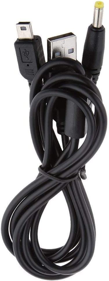 YNCRIS USB to PSP Cable, USB Data and Power Cable for Sony PSP 1000, 2000, 3000