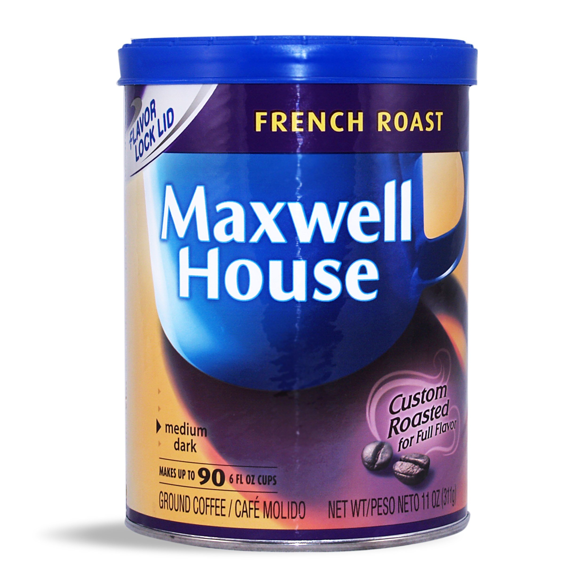 Maxwell House French Roast Medium Dark Ground Coffee 11 oz (Pack of 6)