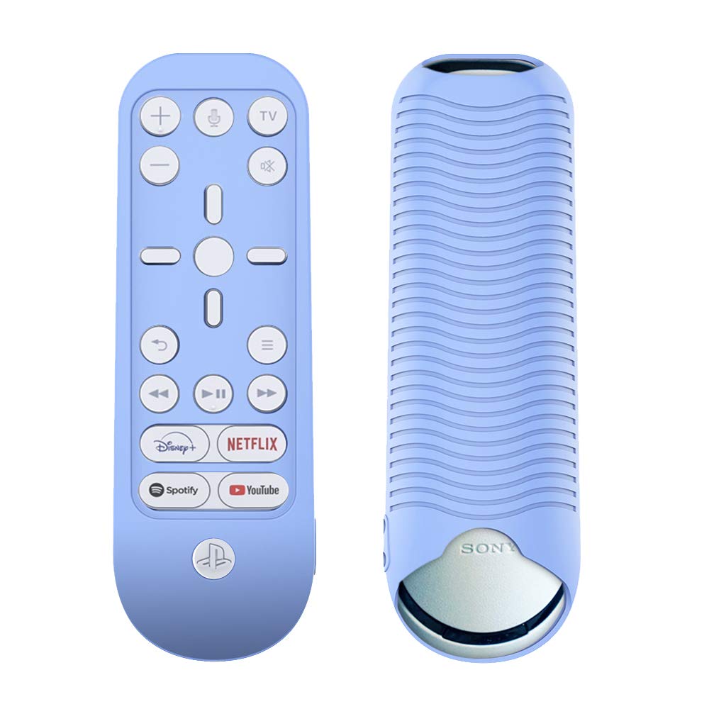 PS5 Silicone Remotes Skin Cover, Anti-Slip Protector Case for Sony Playstation 5 Media Remote (Sky Blue 1)