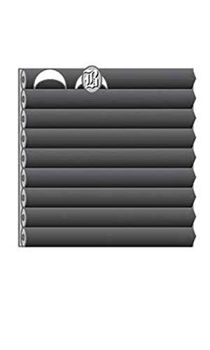 SSWBasics Small Continuous Slot Black Velvet Ring Insert - 7-3/4"L x 6-3/4"W - Holds up to 52 Rings