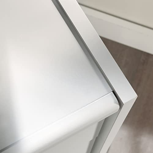 Sauder SauderMicrowave/Kitchen Cart, Soft White Finish