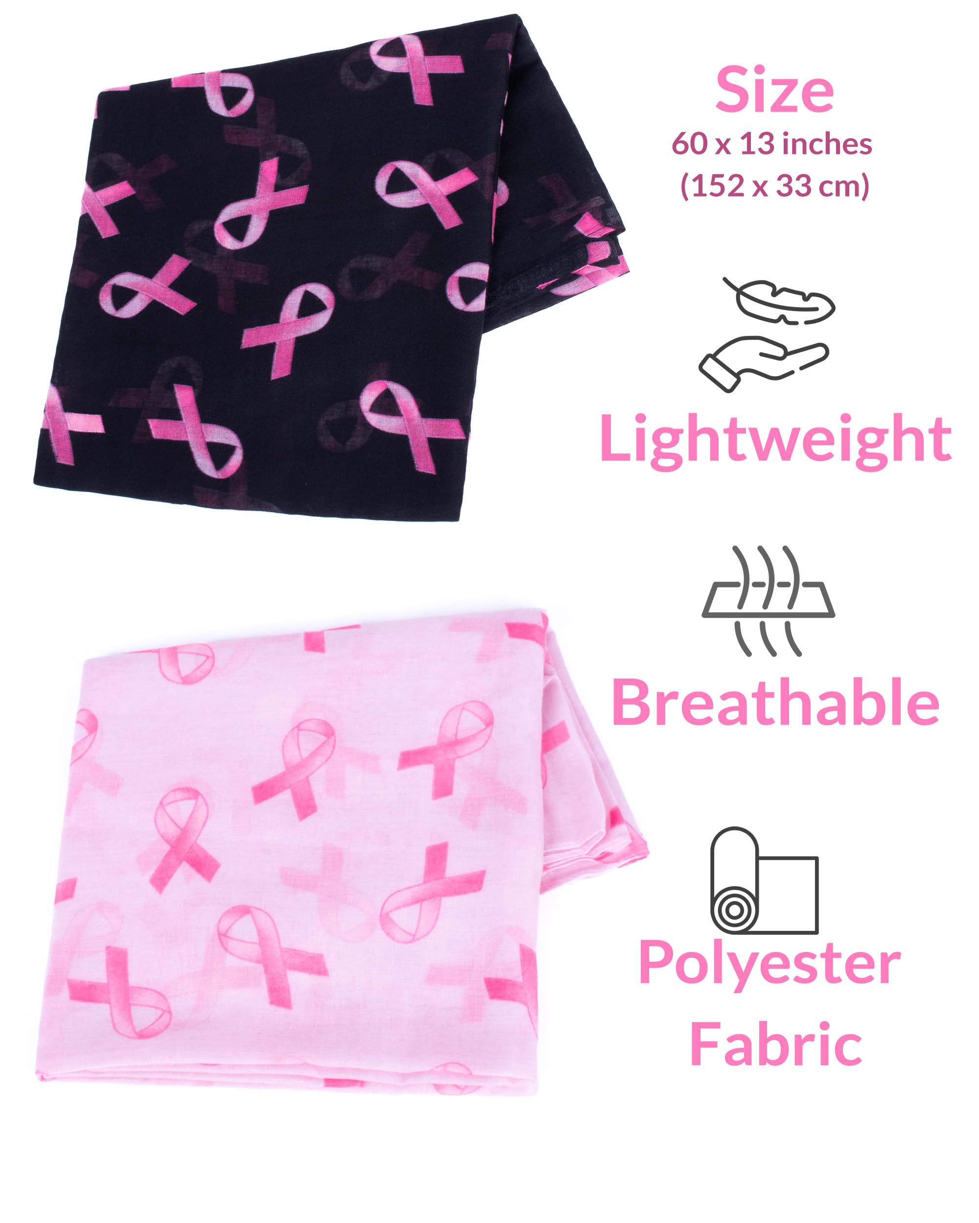 Nollia [2-Pack Soft Women's Scarves with Love Hearts - Pink & Red Heart Scarf for Woman - Gift Set