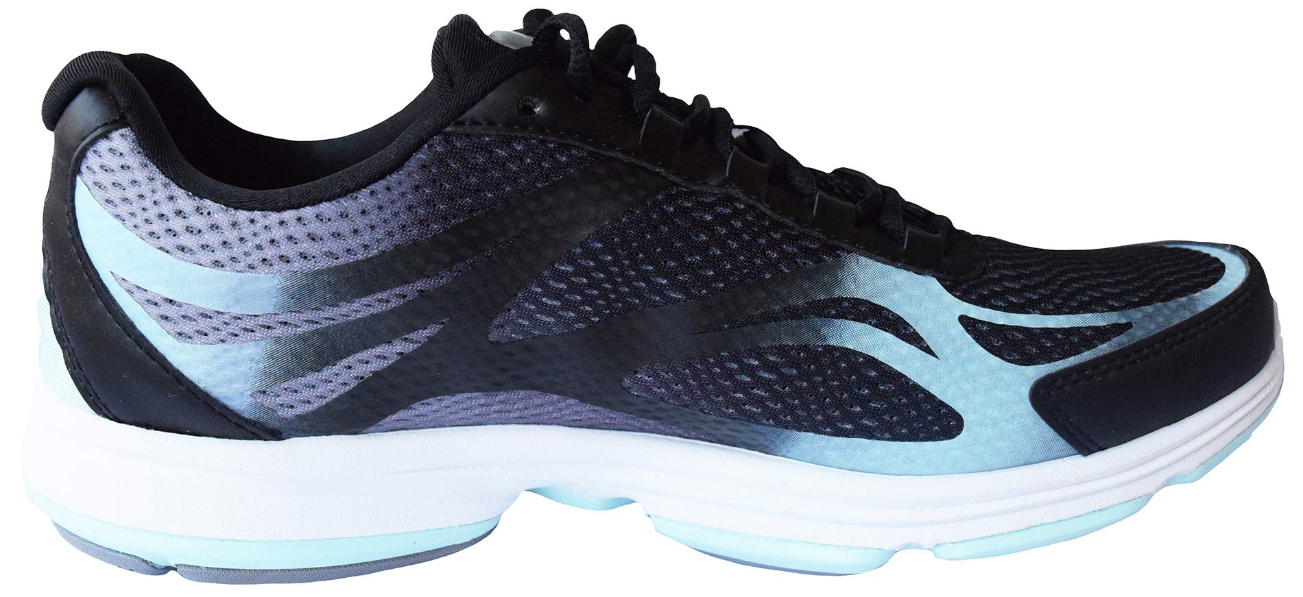 Ryka Women's Devotion Plus 2 Black/Mint Walking Shoe 6 W