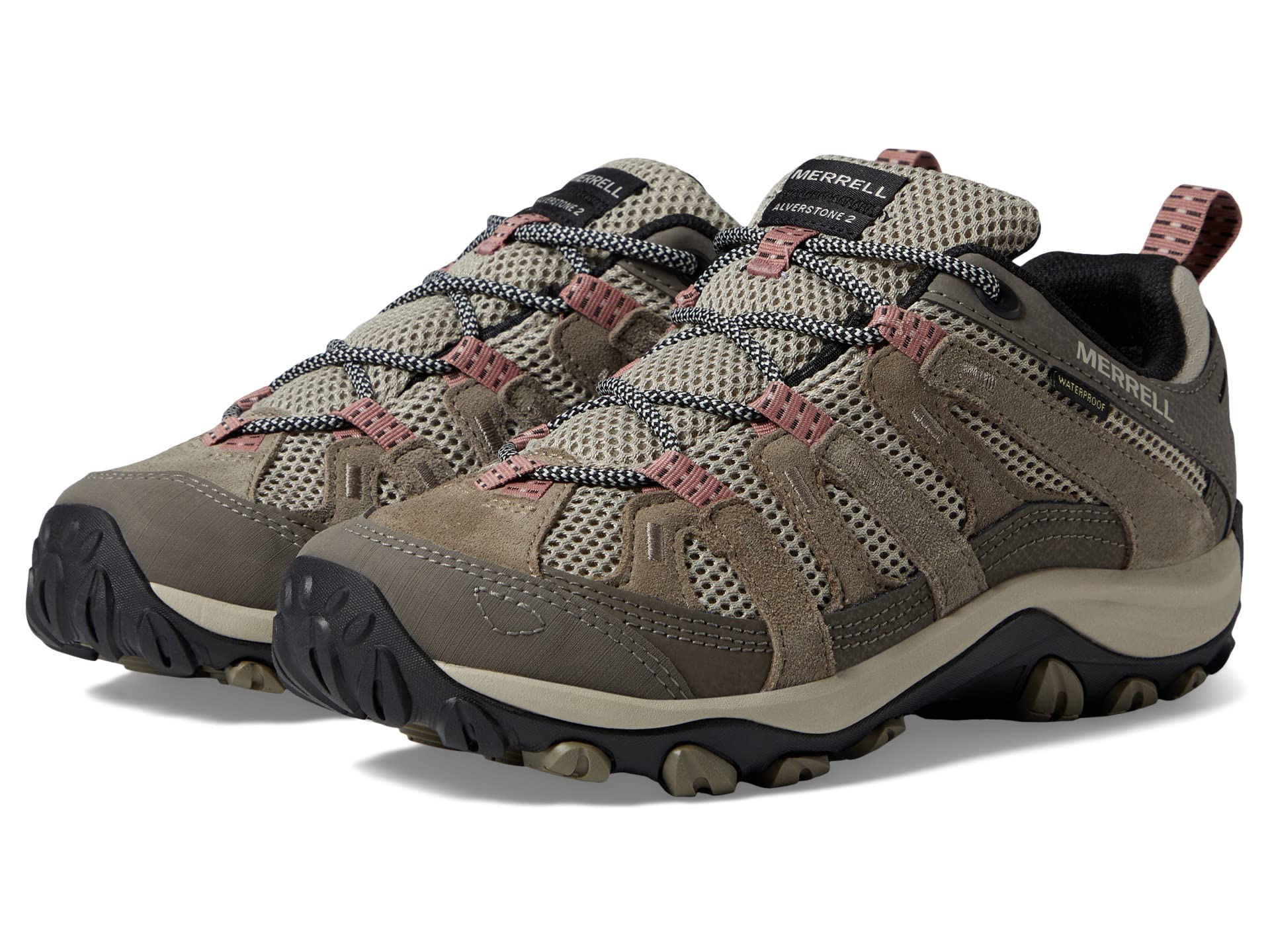 Merrell Women's Alverstone 2 Waterproof Hiking Shoe, Aluminum, 8 Wide