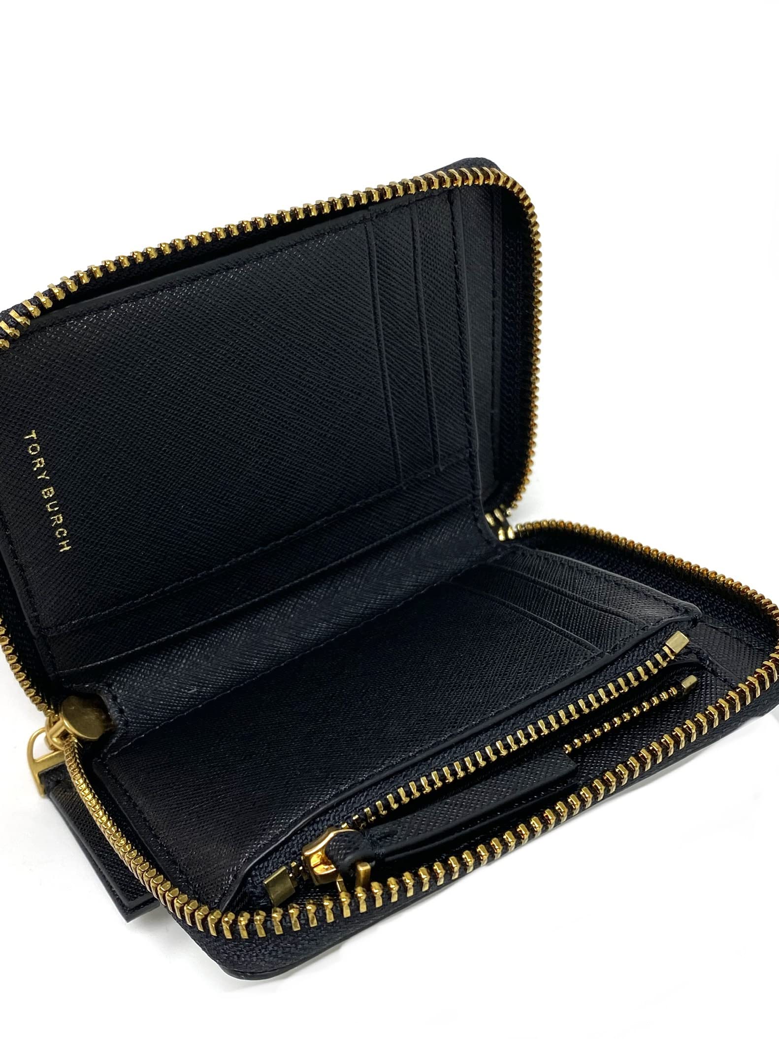 Tory Burch Emerson Medium Wallet 136098 in Black