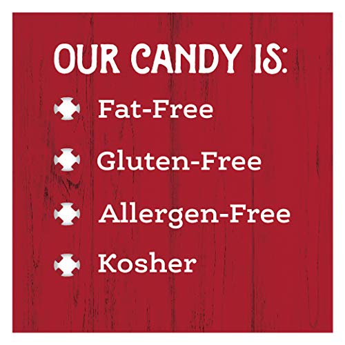 Red Bird Soft Peppermint Candy Puffs, 18 oz Bucket of Mints Individually Wrapped, Non-GMO Verified, Kosher