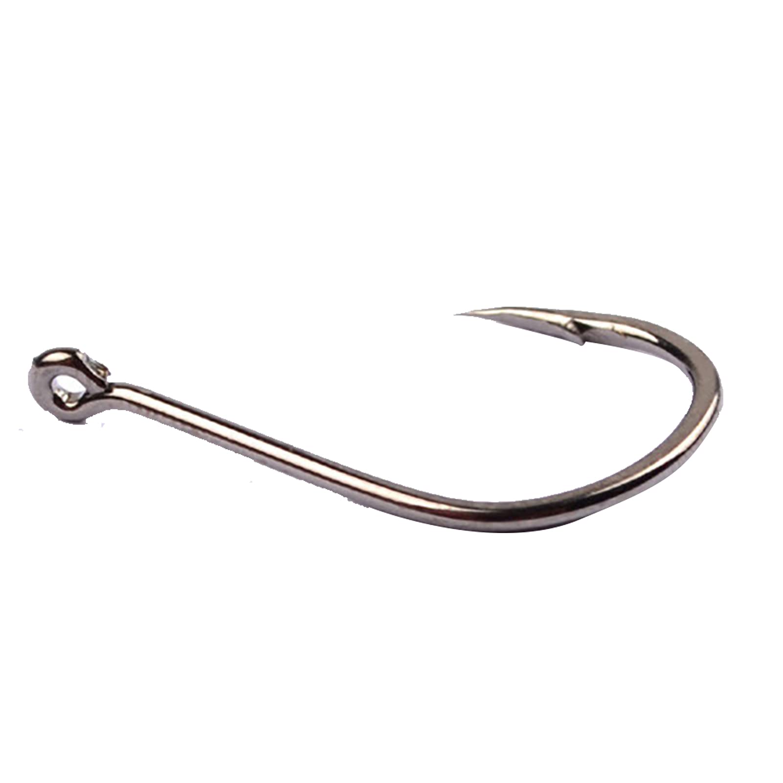 mogen886 200Pcs Carbon Steel Fish Hook Sharp Single Fishing Hooks Bait Fishhook Tackle Tool for Fishing Outdoor 4