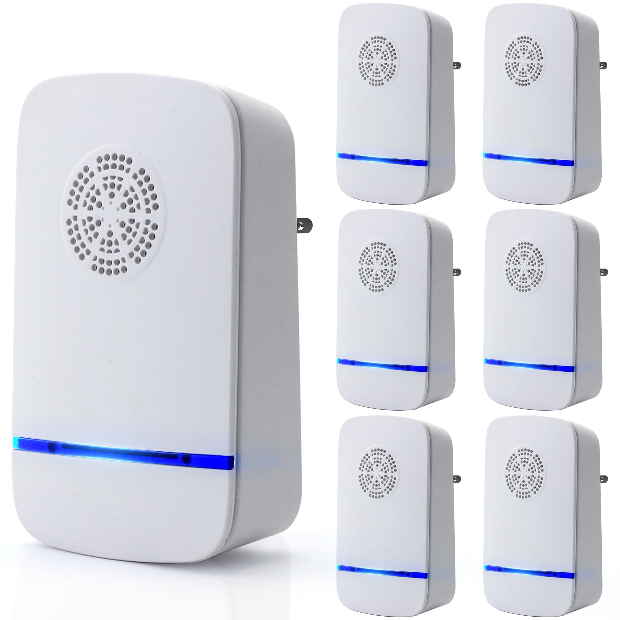 Ultrasonic Pest Repeller, 6 Packs Electronic Plug in Repellent Indoor, Mouse Repellent Harmless to Pets and Human, Pest Control for Mice Spiders, Ants, Bug, Mosquito, Cockroach, Rodents, Flies