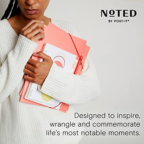Noted by Post-it Brand Peach Tab Notes, 3x4 in, 30 Sheets/Pad, 90 Sheets Total (NTD-TAB-PCH)