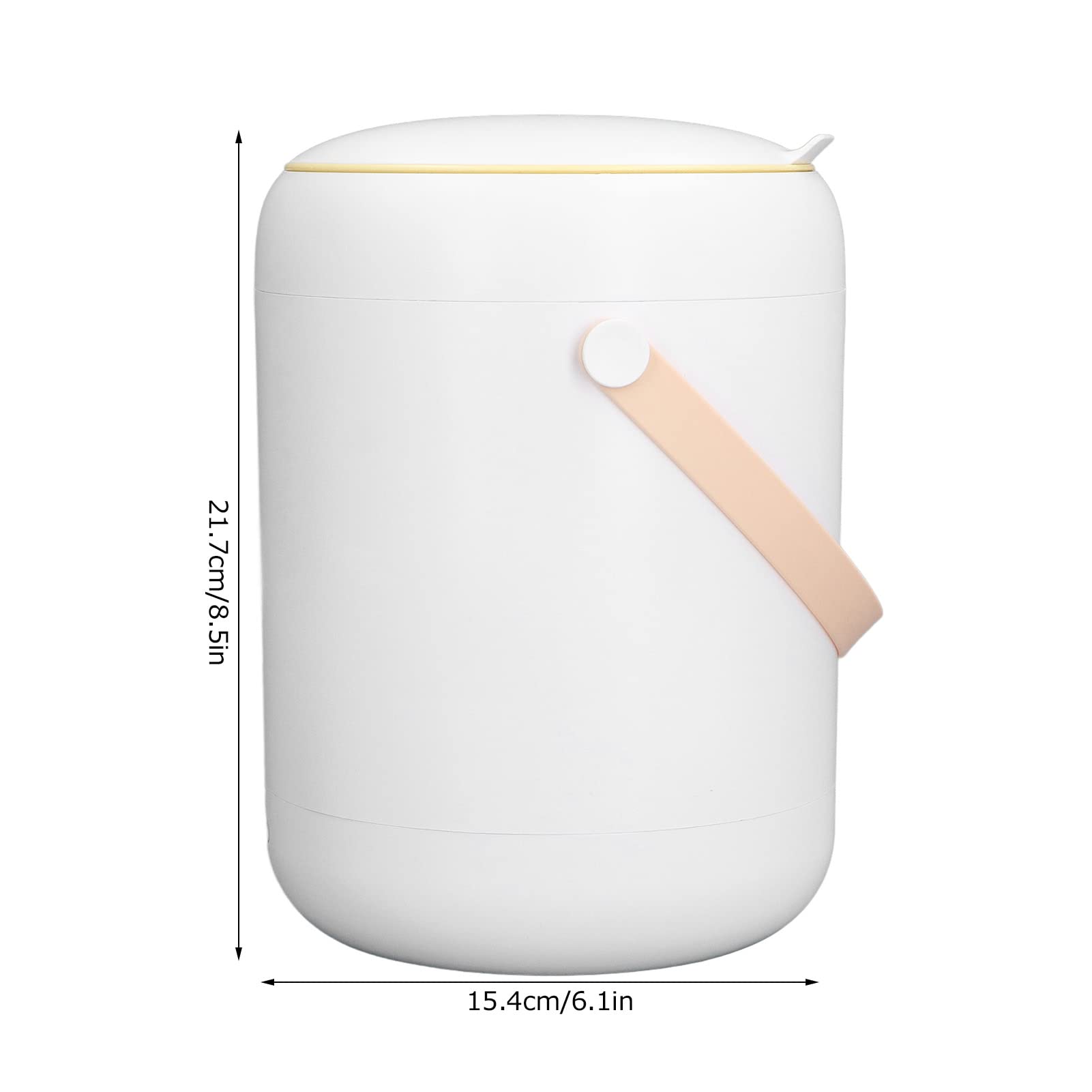 Portable Washing Machine, Lavadora Portatil, Portable Washer, Mini Washing Machine, Intelligent Underwear Washer 3L Capacity US Plug 100β240V(white)