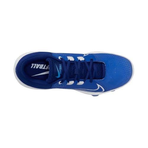 Nike Women's Hyperdiamond 4 Pro Molded Softball Cleats Royal | White Size 6.5 Medium
